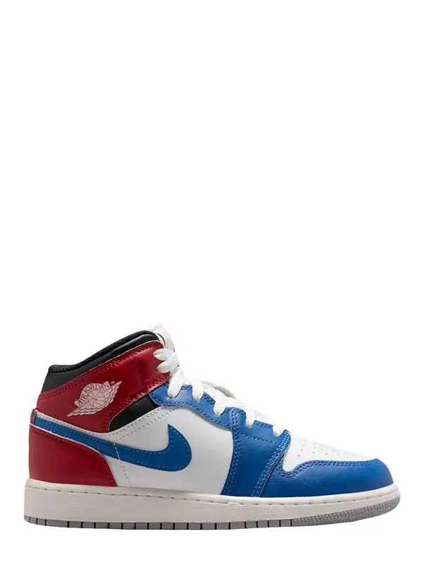 JORDAN 1 Mid Gs 'true Varsity Red - Blue