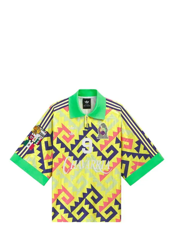 Adidas X Willy Chavarria Aop Jersey 'lemon - Yellow