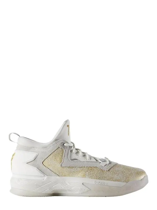 Adidas D Lillard 2 Bhm 'jesse Owens' Low Top Sneakers - Gold