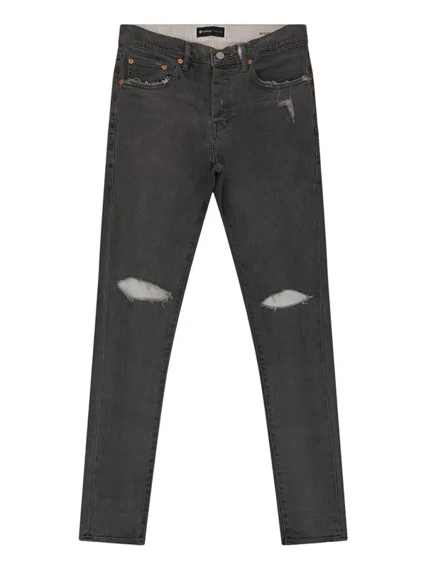 PURPLE BRAND Coated White P001 Jeans - Grey