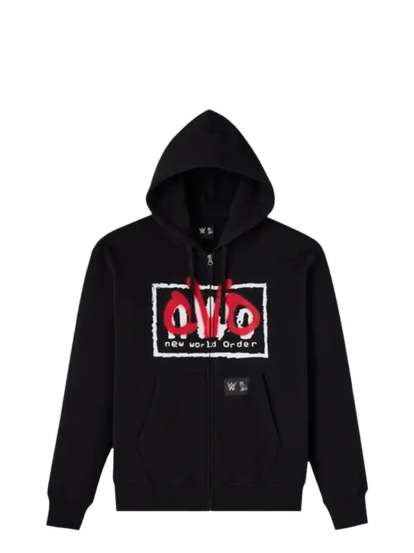 OVO X Wwe New World Order Full-zip Hoodie - Black