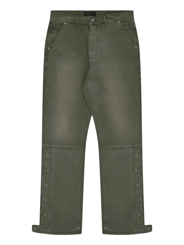 PURPLE BRAND Snap Carpenter Pants - Green