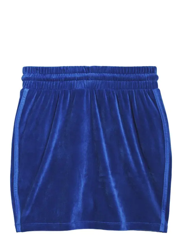 Adidas X Jeremy Scott Velour Skirt - Blue
