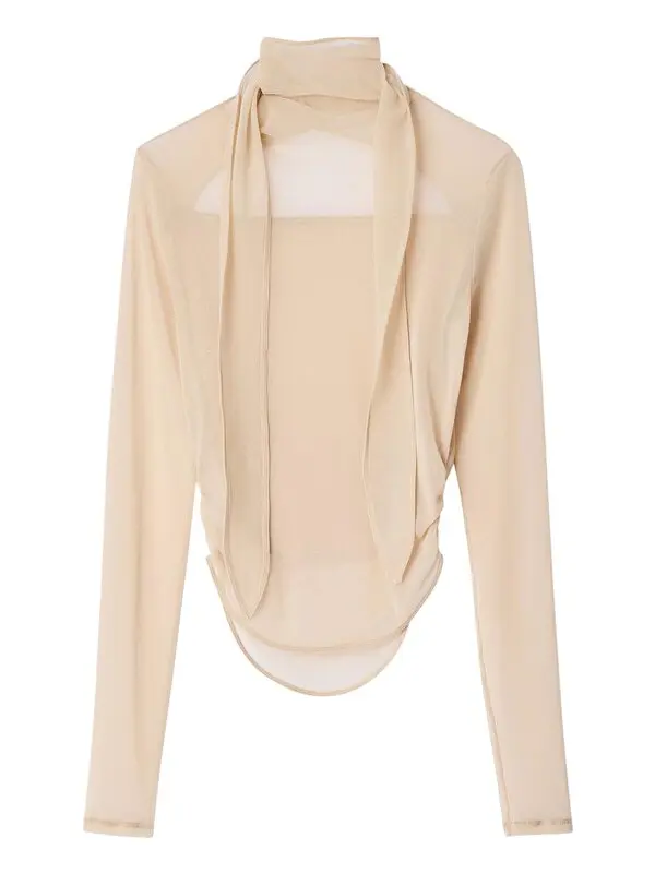 LEMAIRE Ballerina Foulard Top - Cream