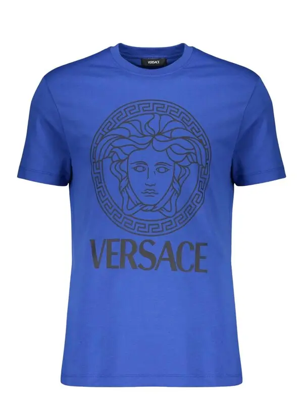 Versace Iconic Cotton Soft T-shirt - Blue