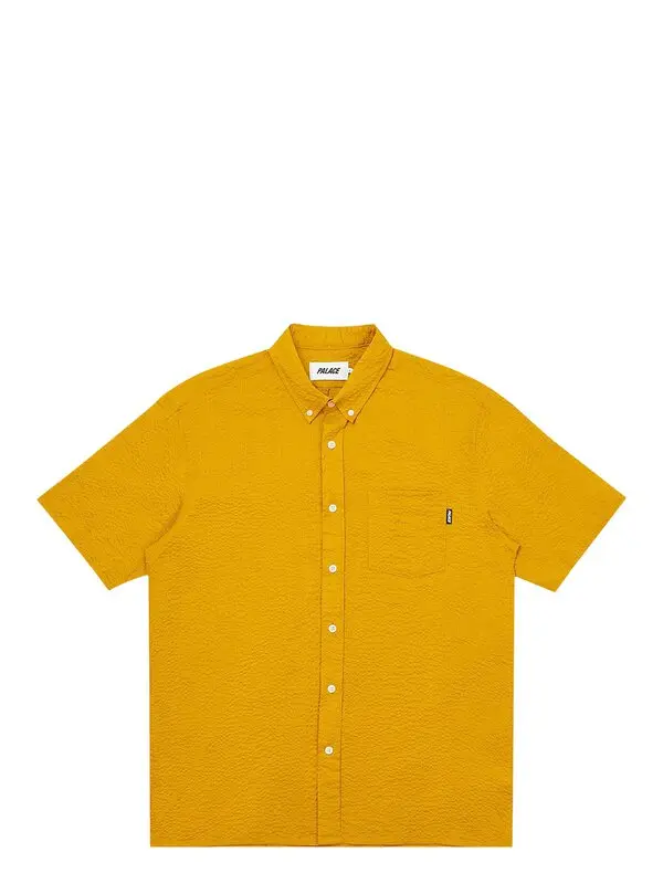 PALACE Short-sleeve Textured Shirt - Yellow