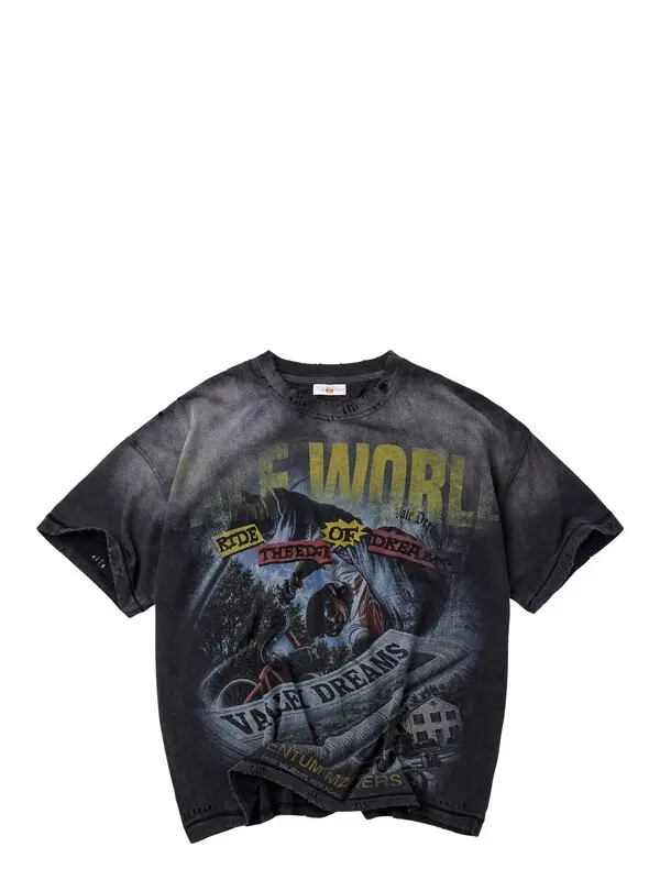 VALE FOREVER Graphic T-shirt - Black
