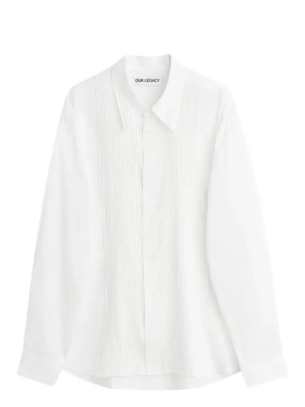 Our Legacy Pintucked Shirt - Cream