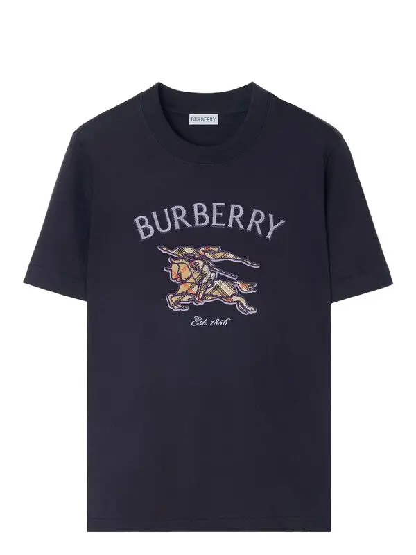 Burberry Graphic Print T-shirt - Purple