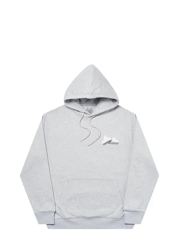 PALACE Tri-gaine Hooded Sweatshirt - Grey