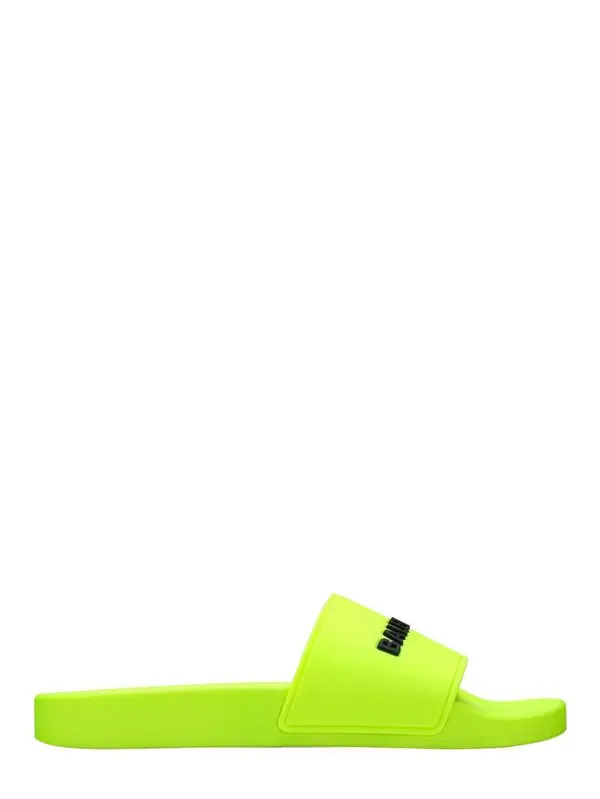 Balenciaga Fluo Pool Slides - Yellow