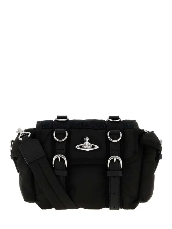VIVIENNE WESTWOOD Fabric Rocky Crossbody Bag - Black