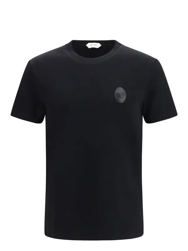 Versace Logo Application T-shirt - Black