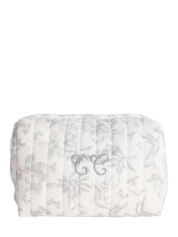 TARTINE ET CHOCOLAT Toile De Jouy Toiletry Bag - Grey