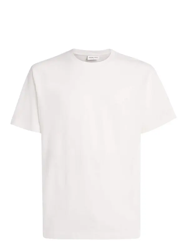 Frescobol Carioca Cotton-linen Dinis T-shirt - Ivory