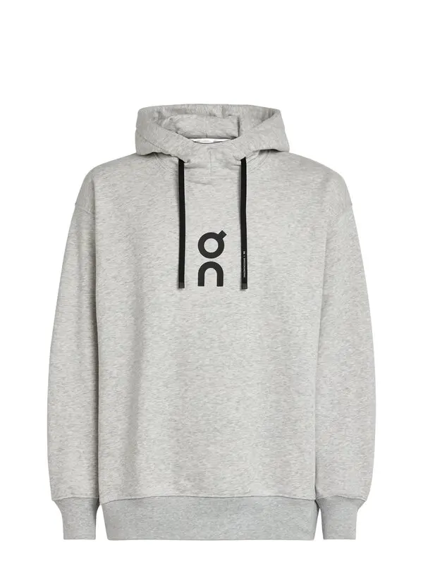 On Organic Cotton-blend Club Hoodie - Grey