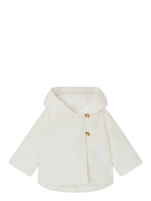 Bonpoint Organic Cotton Bonno Puffer Jacket - White