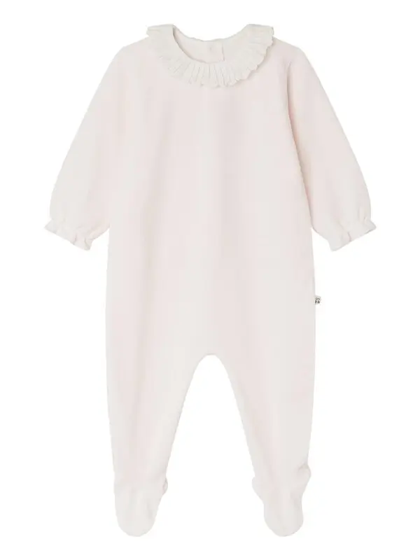 Bonpoint Cotton Blend Héritière All-in-one Pyjamas - Pink