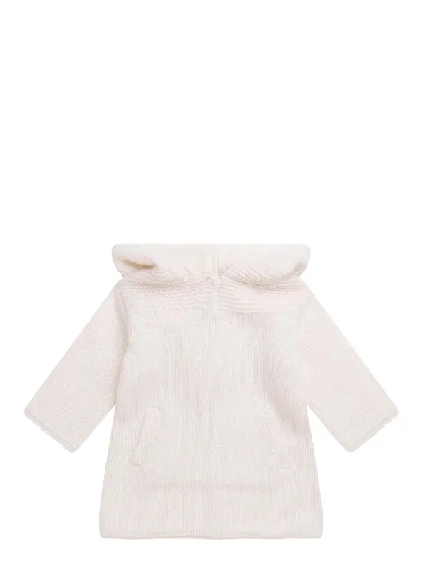 Bonpoint Cashmere Hooded Sweater - White