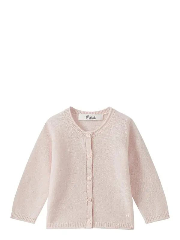 Bonpoint Cashmere Cardigan - Pink