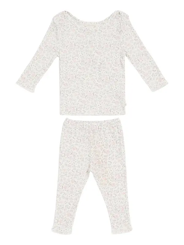 MARIE-CHANTAL Cotton Aluna Athena T-shirt And Leggings Set - Ivory