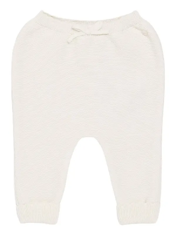 MARIE-CHANTAL Cotton Coen Trousers - Ivory