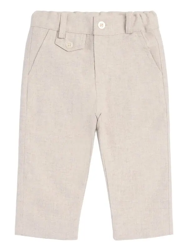 PATACHOU Straight Trousers - Beige