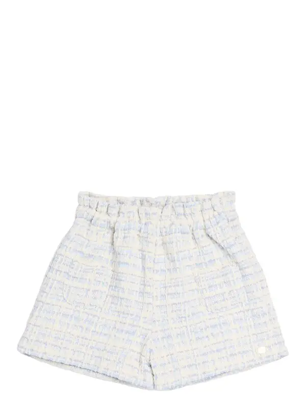 TARTINE ET CHOCOLAT Tweed Check Shorts - White