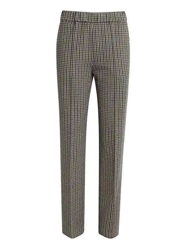 Fabiana Filippi Houndstooth Tailored Trousers - Grey