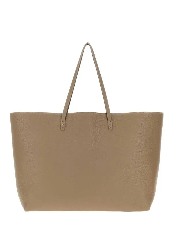 Fendi Calfskin Shopping Bag - Gray