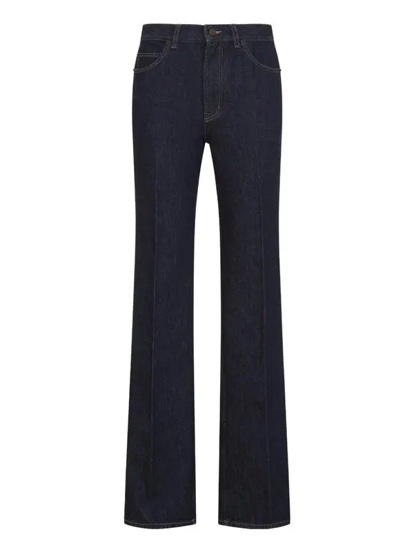 Saint Laurent Vintage-inspired Eagle Jeans - Blue