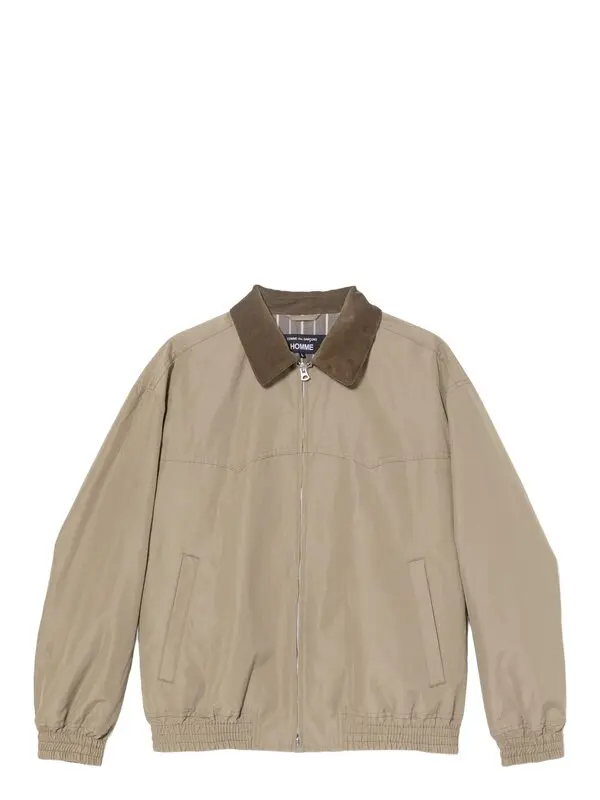 Comme Des Garçons Zip-up Jacket - Beige