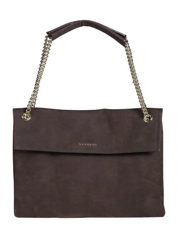 Orciani Venus Nabuk Leather Mini Shoulder Bag - Bordeaux