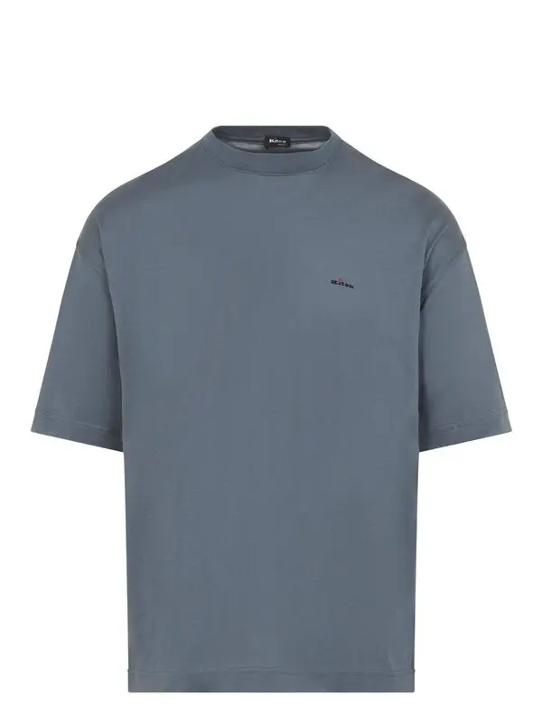 Kiton Cotton Crewneck T-shirt - Grey
