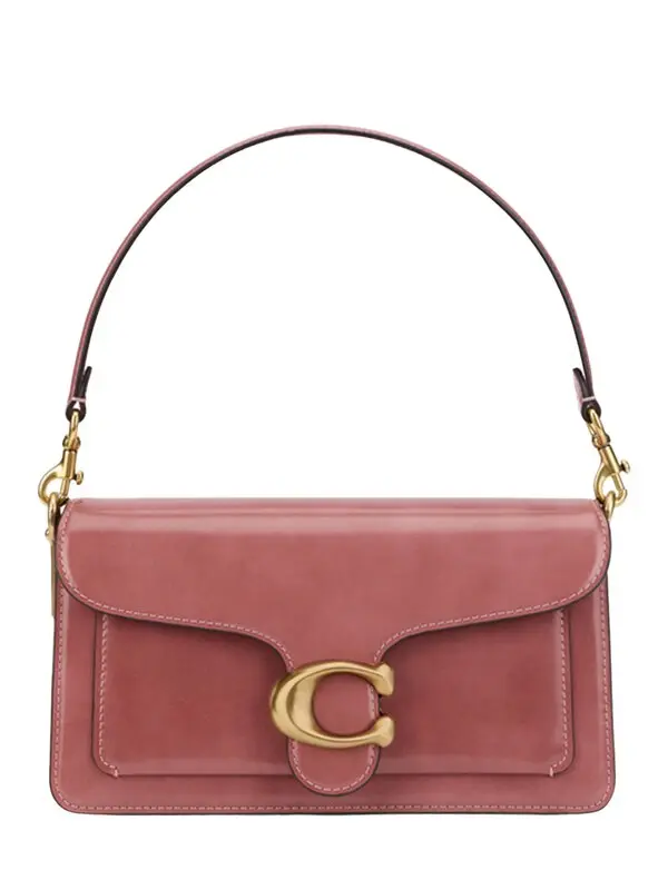 COACH Tabby Mini Shoulder Handbag In Calfskin Leather - Pink