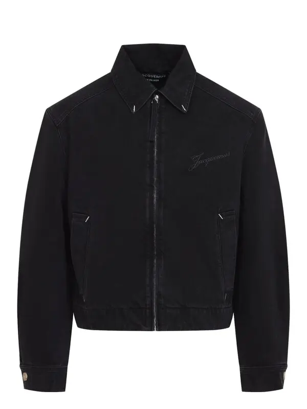 Jacquemus Canvas Cotton Jacket - Black