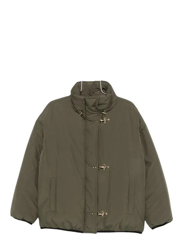 FAY 3 Ganci Padded Bomber Jacket - Green
