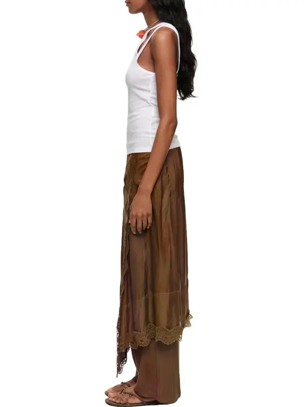 Bimba Y Lola Textured Skort - Brown