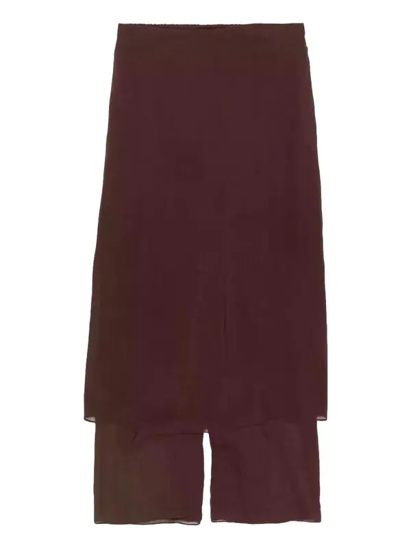 Bimba Y Lola Textured Skort - Brown