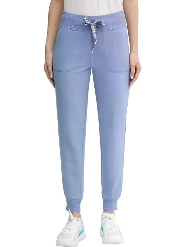 Dkny Logo Drawstring Track Pants - Blue