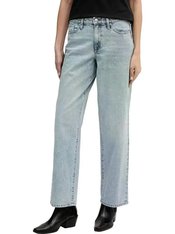 Dkny Light Wash Pocket Jeans - Blue