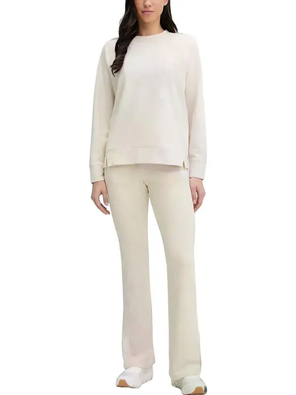 Dkny Elasticated-waist Flared Track Pants - Neutrals