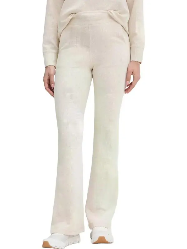 Dkny Elasticated-waist Flared Track Pants - Neutrals