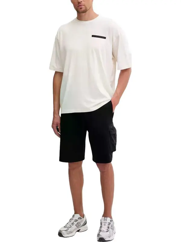 EA7 Logo-patch T-shirt - Neutrals