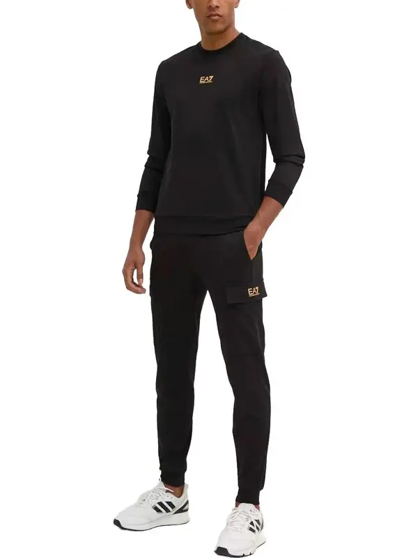 EA7 Cargo Pocket Trousers - Black