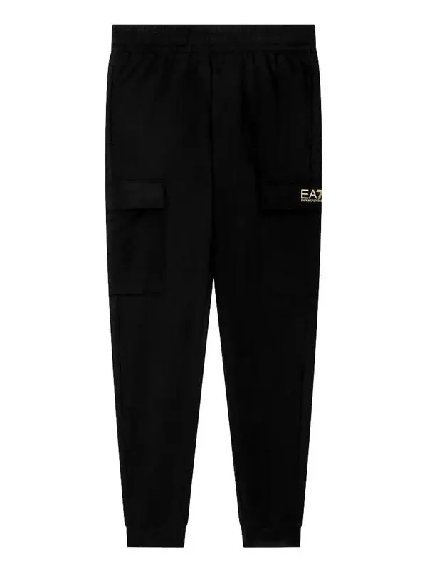 EA7 Cargo Pocket Trousers - Black