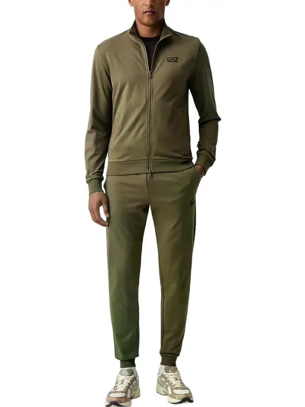 EA7 Logo-print Tracksuit - Green