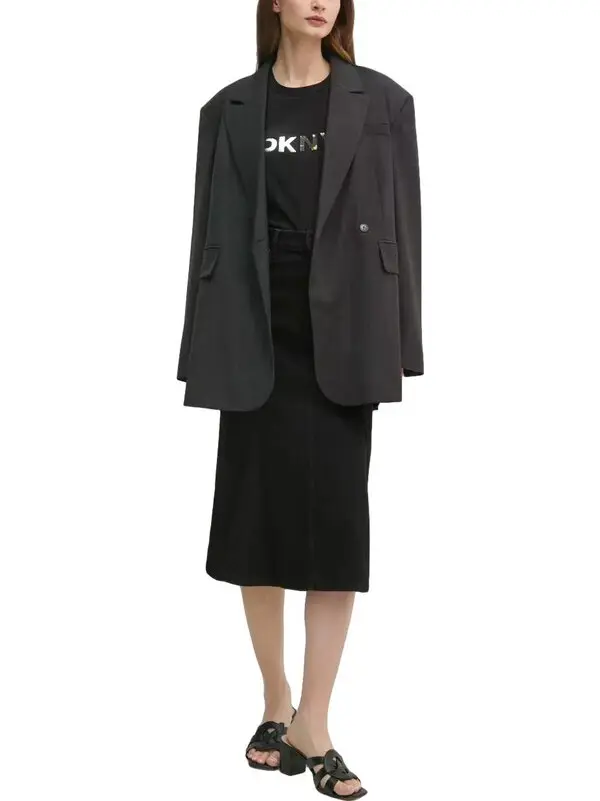 Dkny Logo-print T-shirt - Black