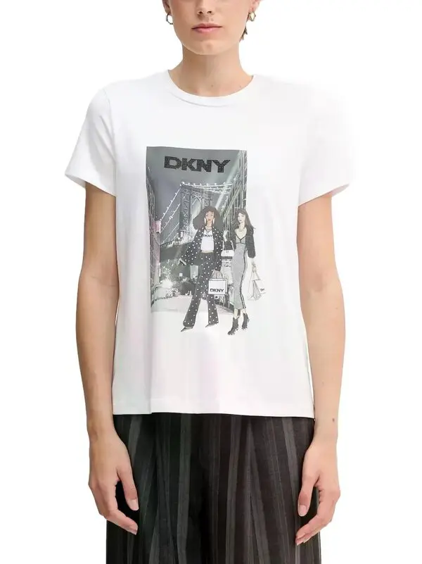 Dkny Graphic-print T-shirt - White
