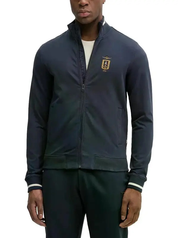 AERONAUTICA MILITARE Zip-up Sweatshirt - Blue
